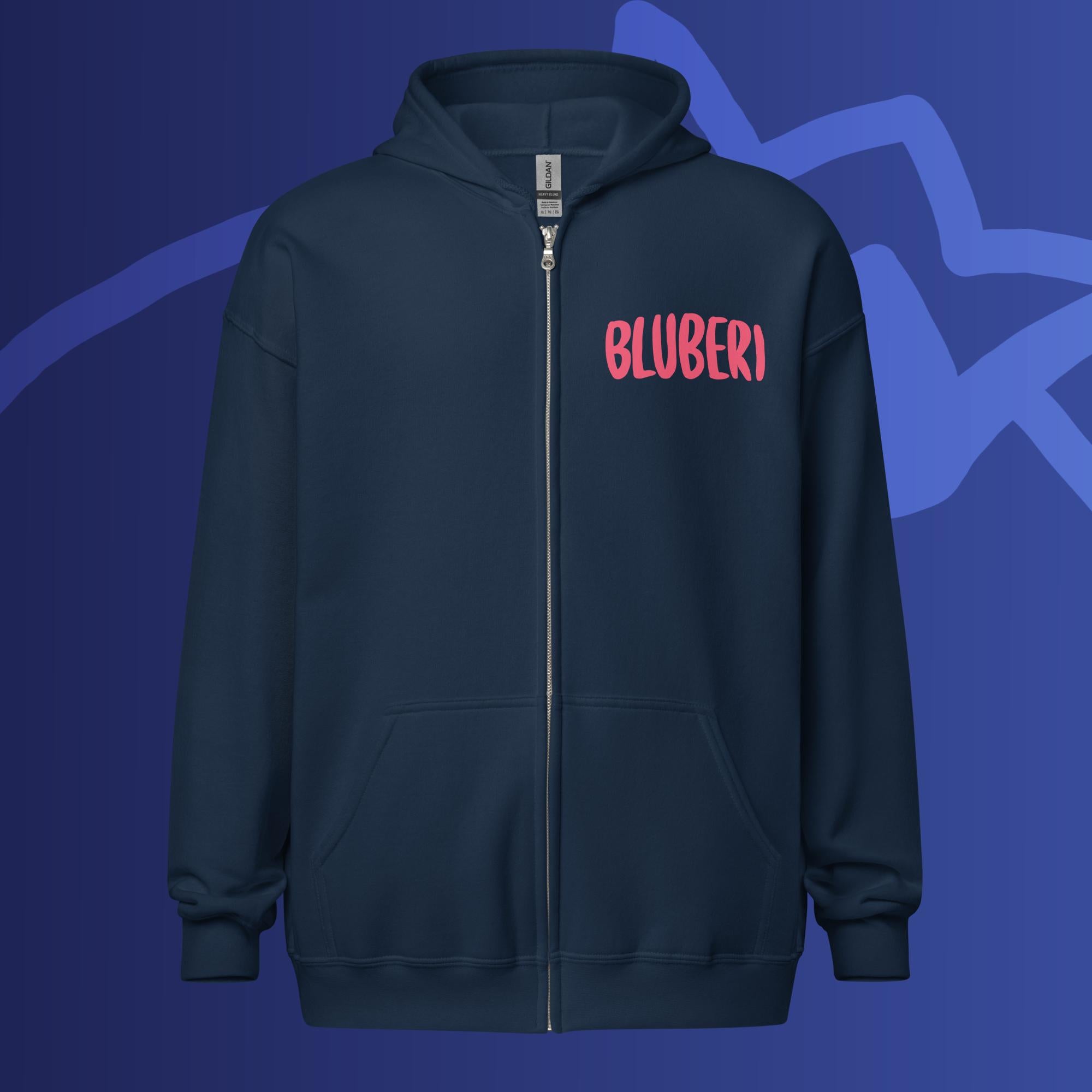 Bluberi Unisex Heavy Blend Zip Hoodie – Bluberi Merch Store