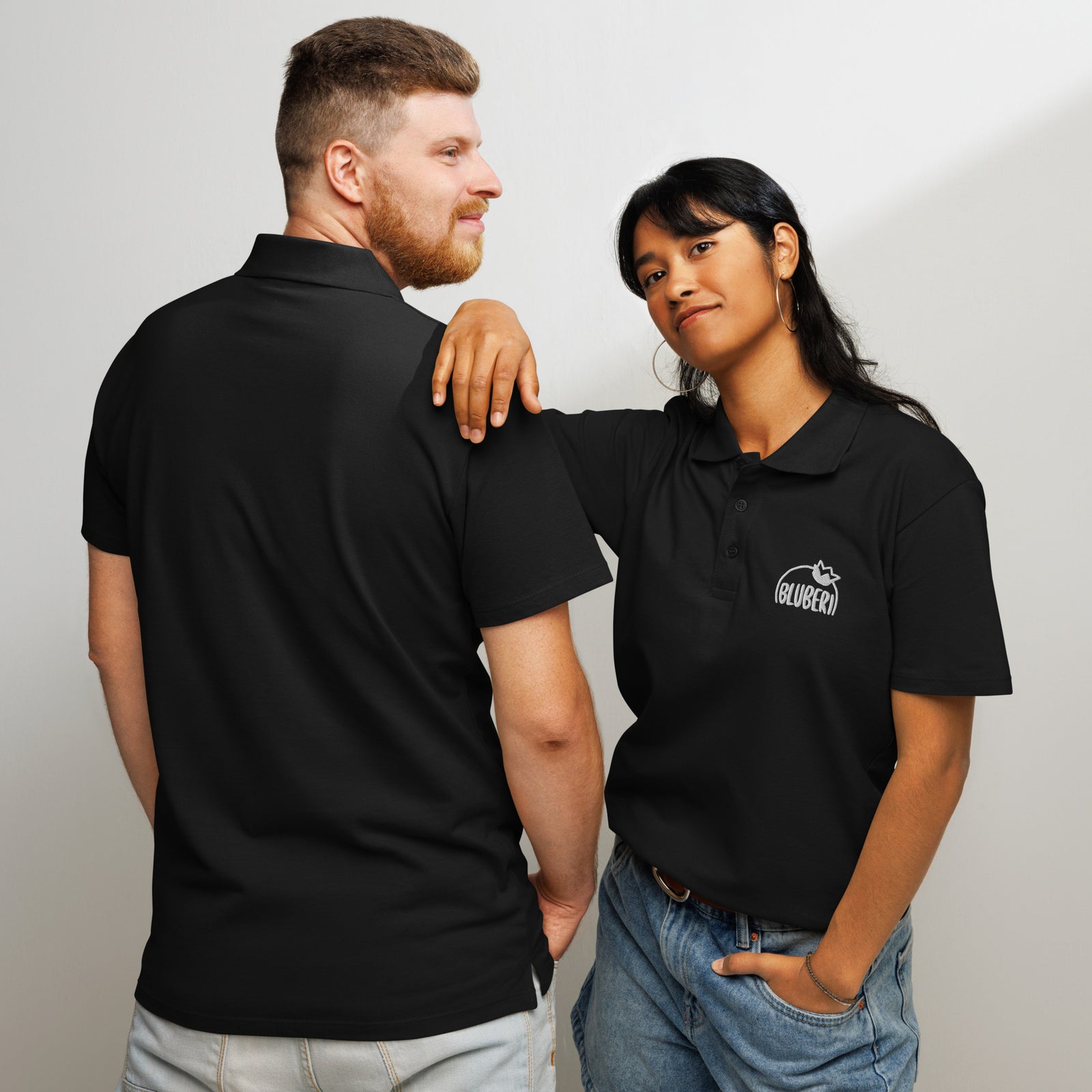 Bluberi Logo Unisex Premium Pique Polo Shirt – Bluberi Merch Store